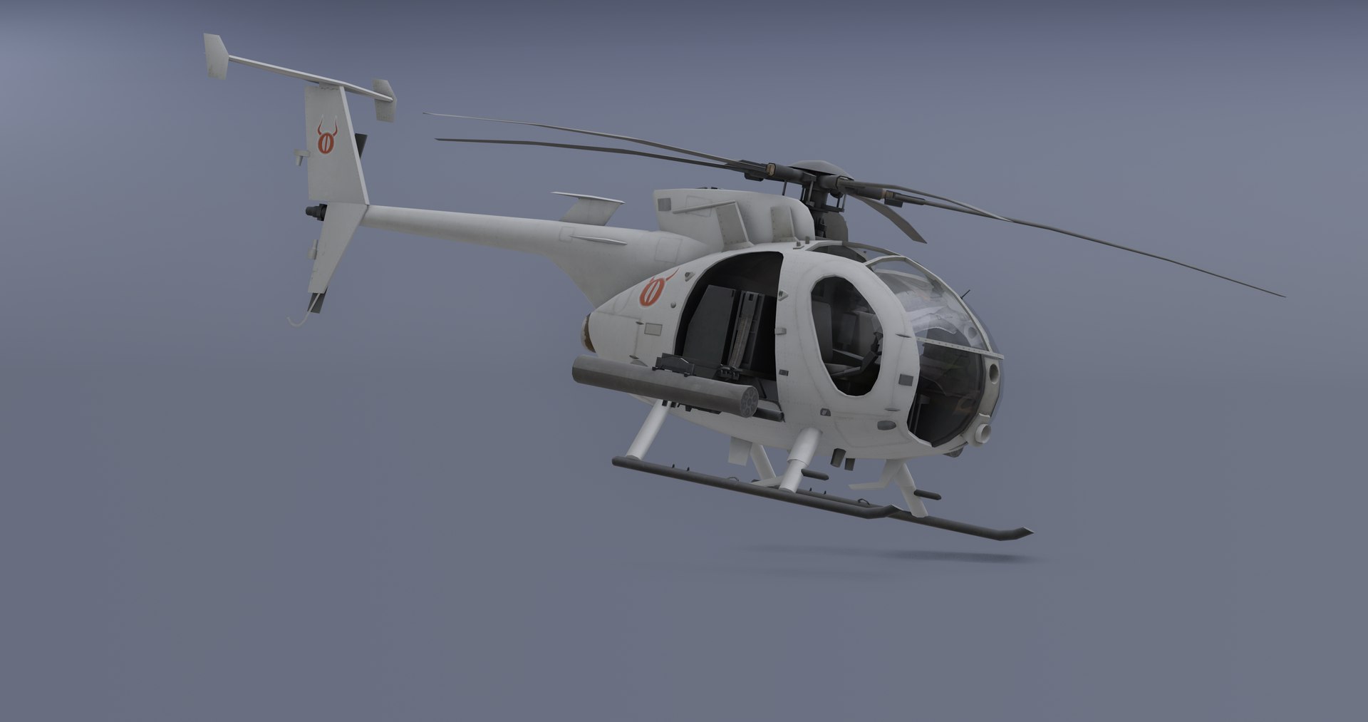 Ah-6j- Helicopter model - TurboSquid 2141036