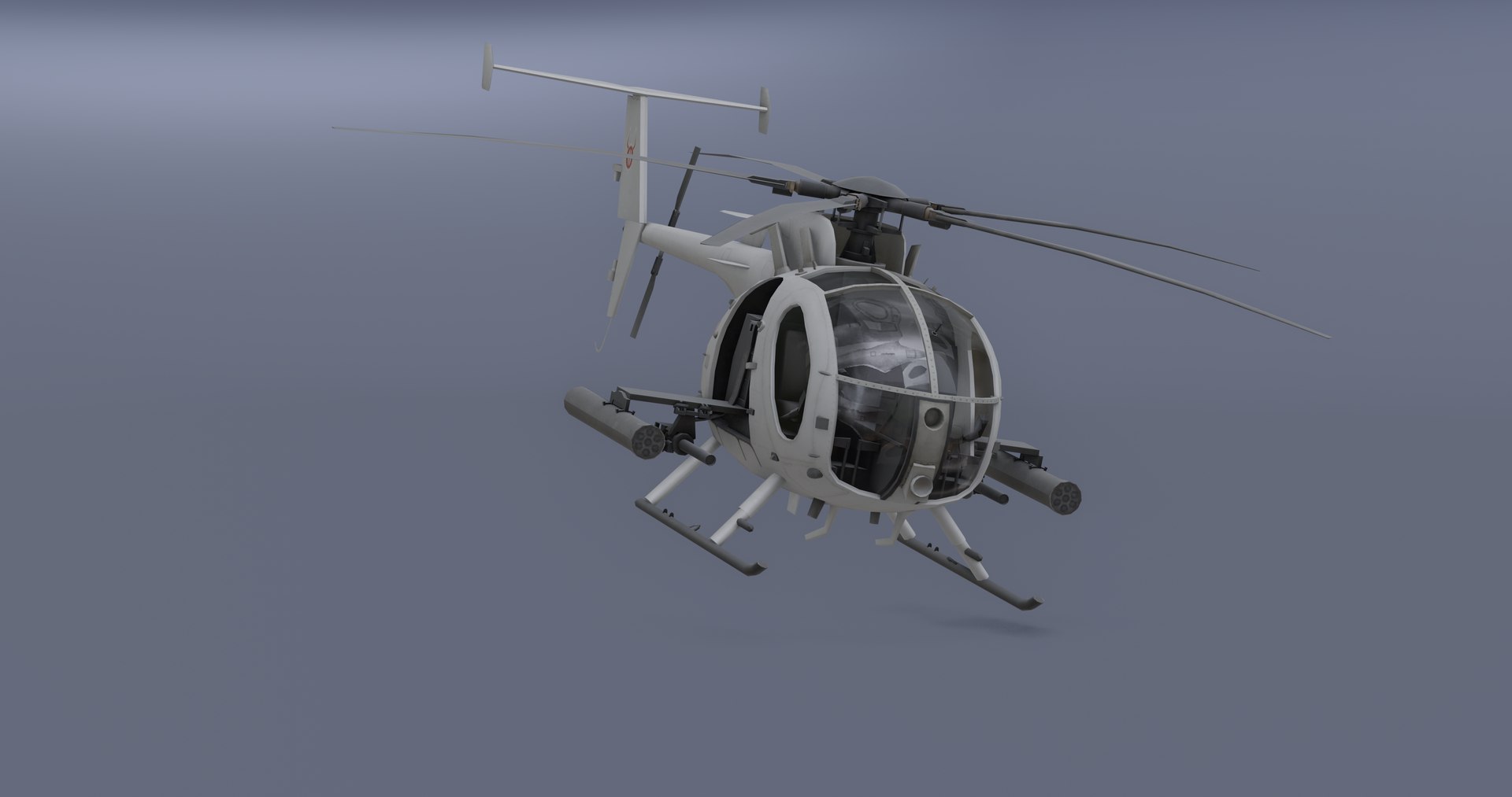 Ah-6j- Helicopter model - TurboSquid 2141036