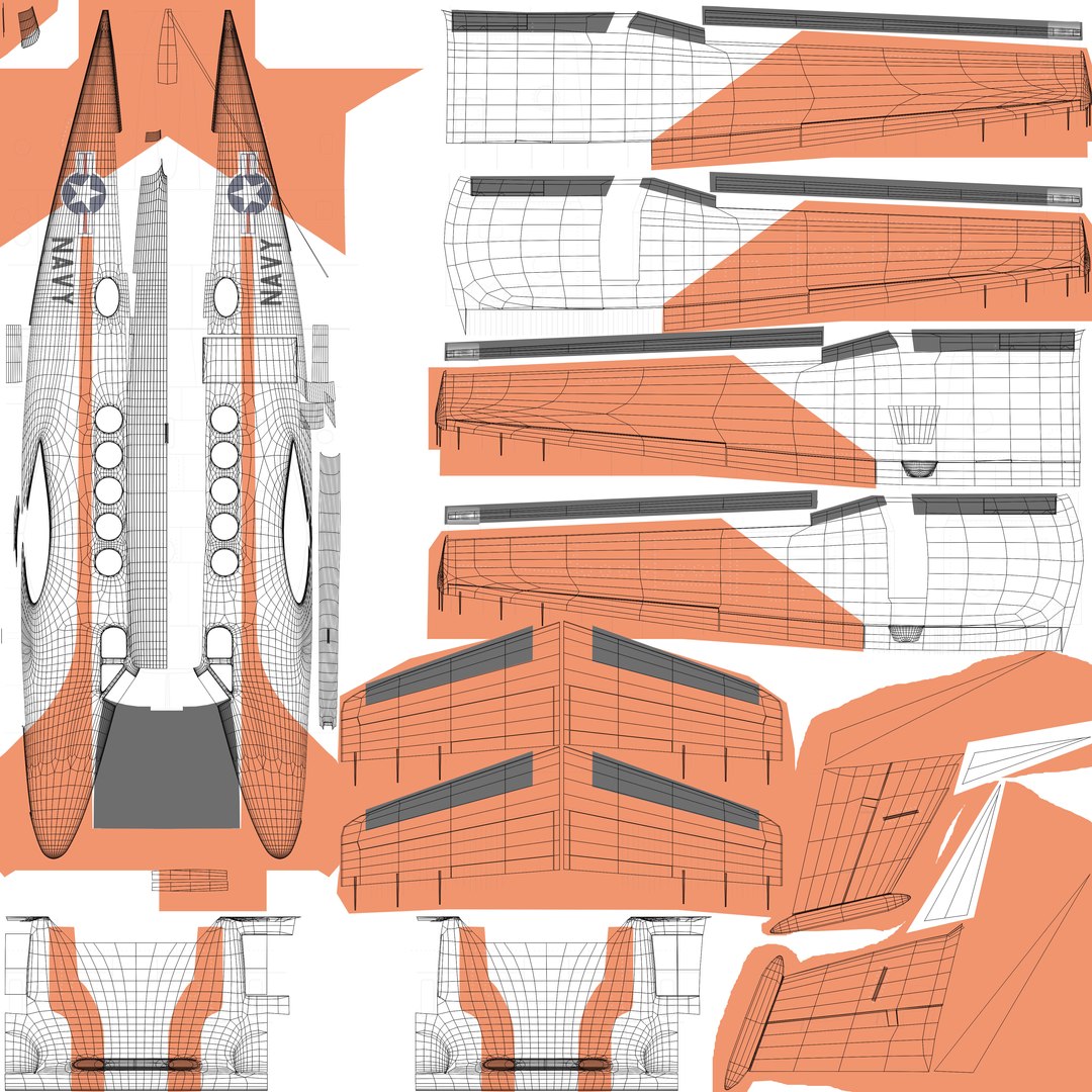 3D US Navy T-54A KingAir 260 Model - TurboSquid 2251752