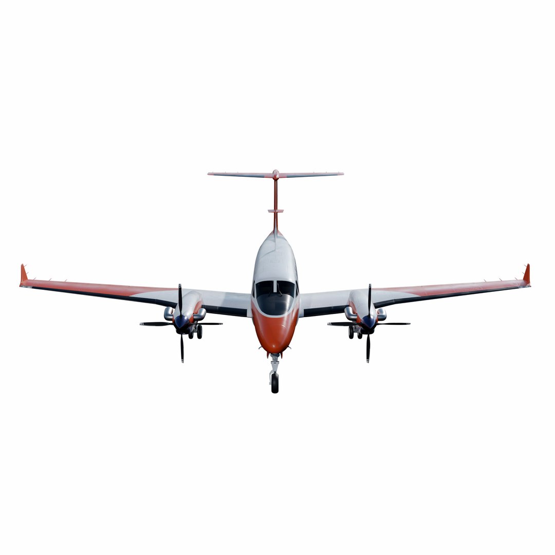3D US Navy T-54A KingAir 260 Model - TurboSquid 2251752