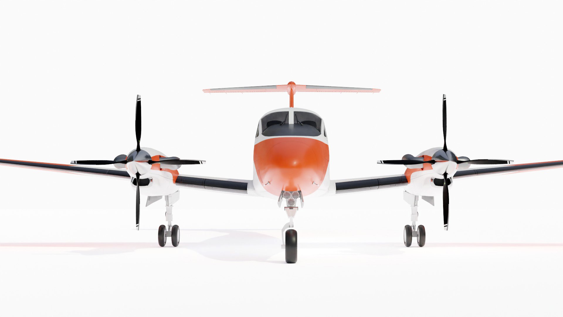 3D US Navy T-54A KingAir 260 Model - TurboSquid 2251752