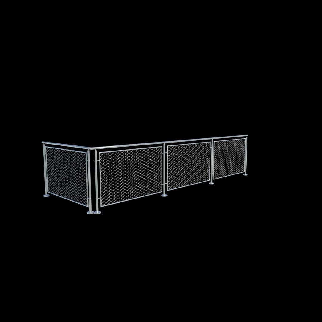 3D Steel Railing 3D Model Model - TurboSquid 2368617