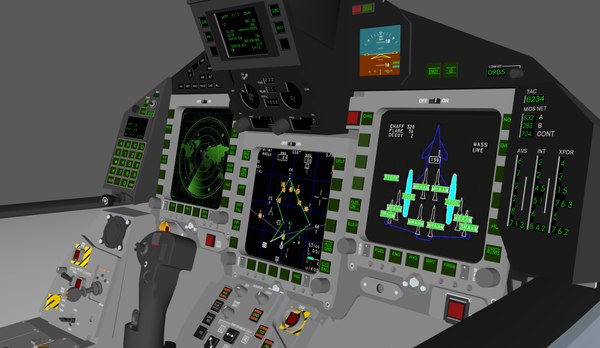 Cockpit Eurofighter Typhoon German detailed 3D - TurboSquid 1763099