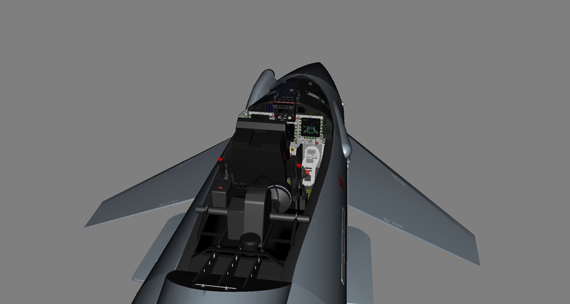 Cockpit Eurofighter Typhoon German Detailed 3D - TurboSquid 1763099