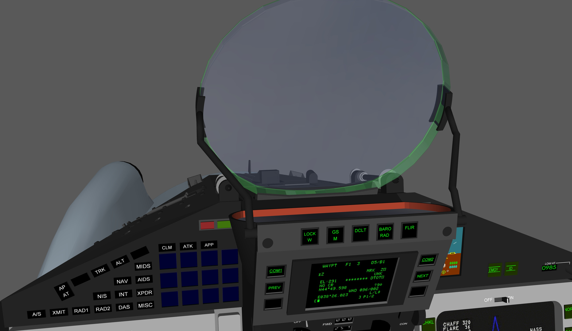 Cockpit Eurofighter Typhoon German detailed 3D - TurboSquid 1763099
