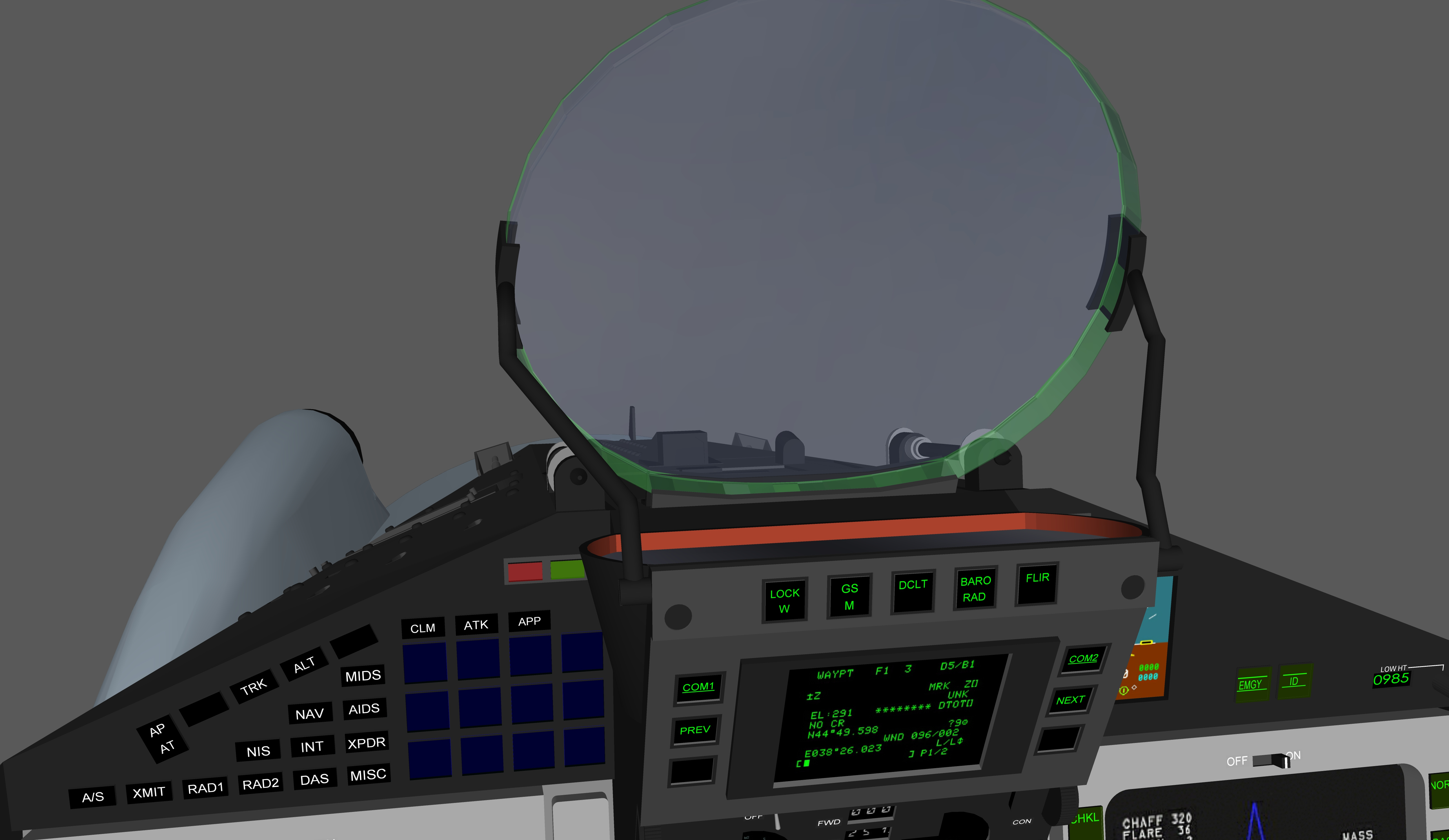 Cockpit Eurofighter Typhoon German detailed 3D - TurboSquid 1763099