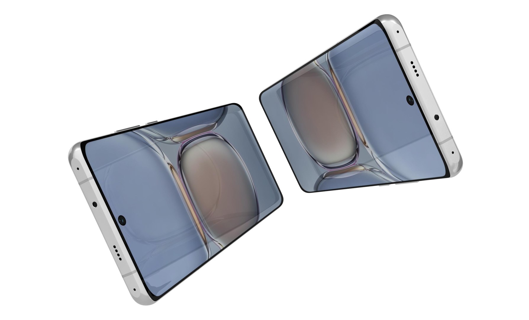 3D Huawei P50 Pro Pearl White - TurboSquid 1883577