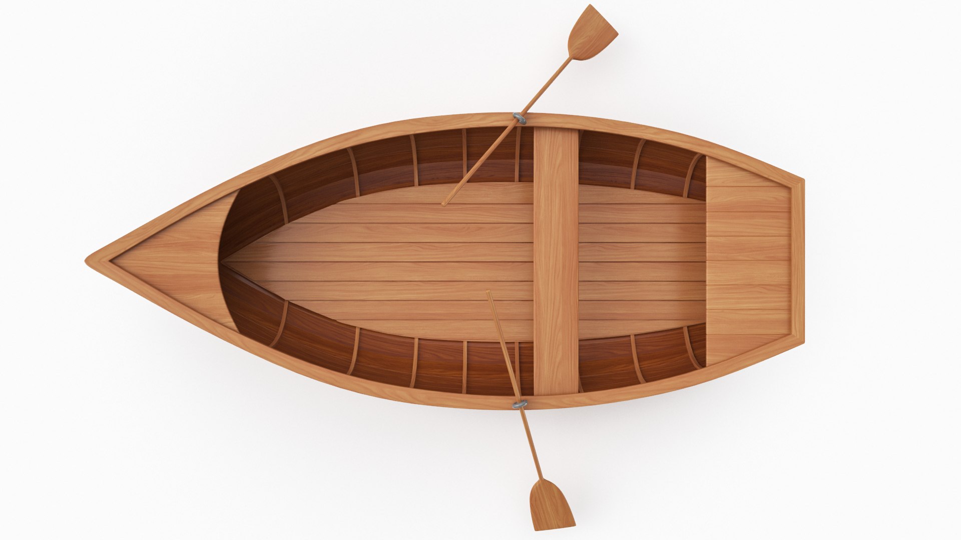 3D Model Wooden Rowboat 01 - TurboSquid 2121091