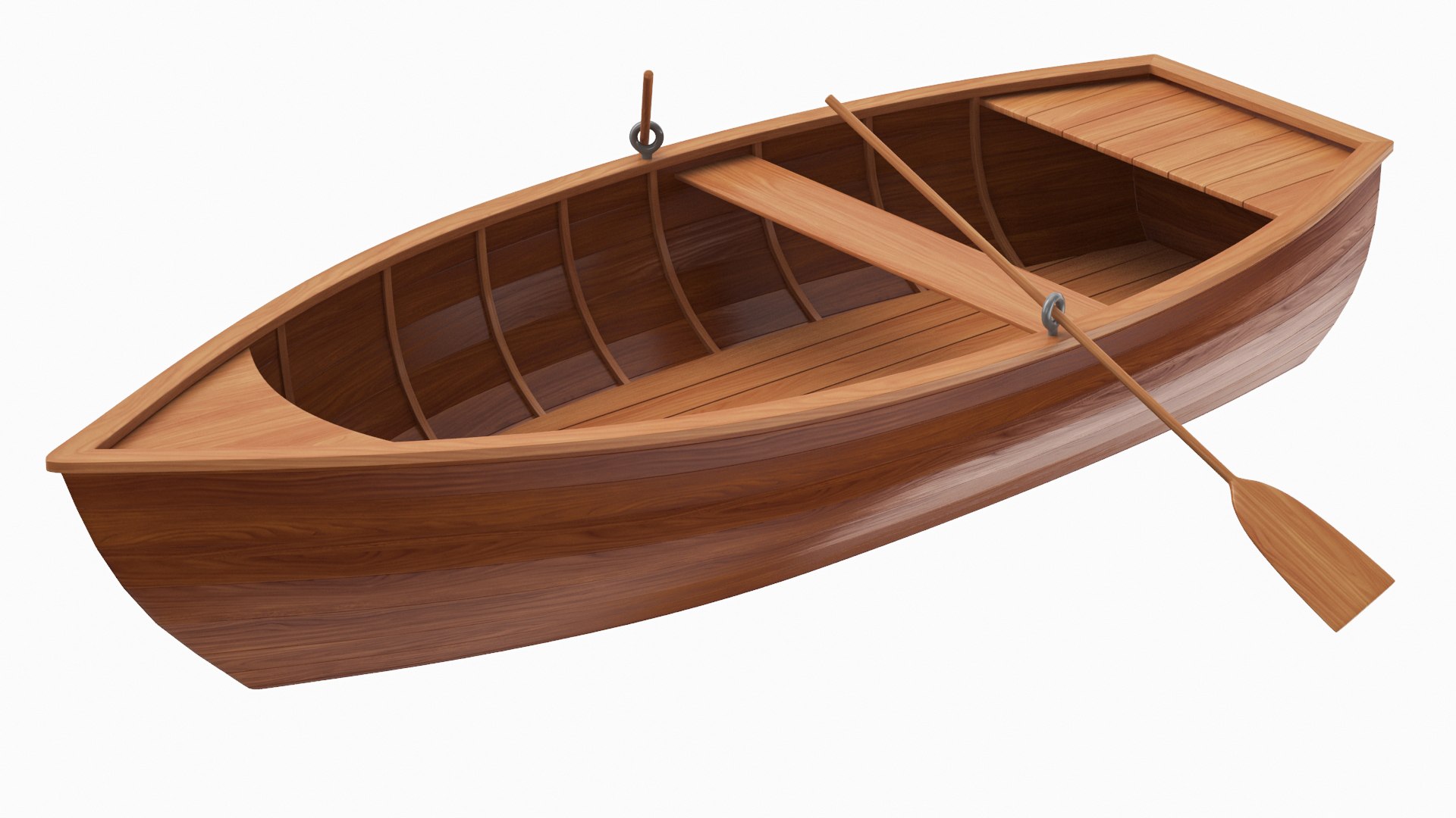 3D Model Wooden Rowboat 01 - TurboSquid 2121091