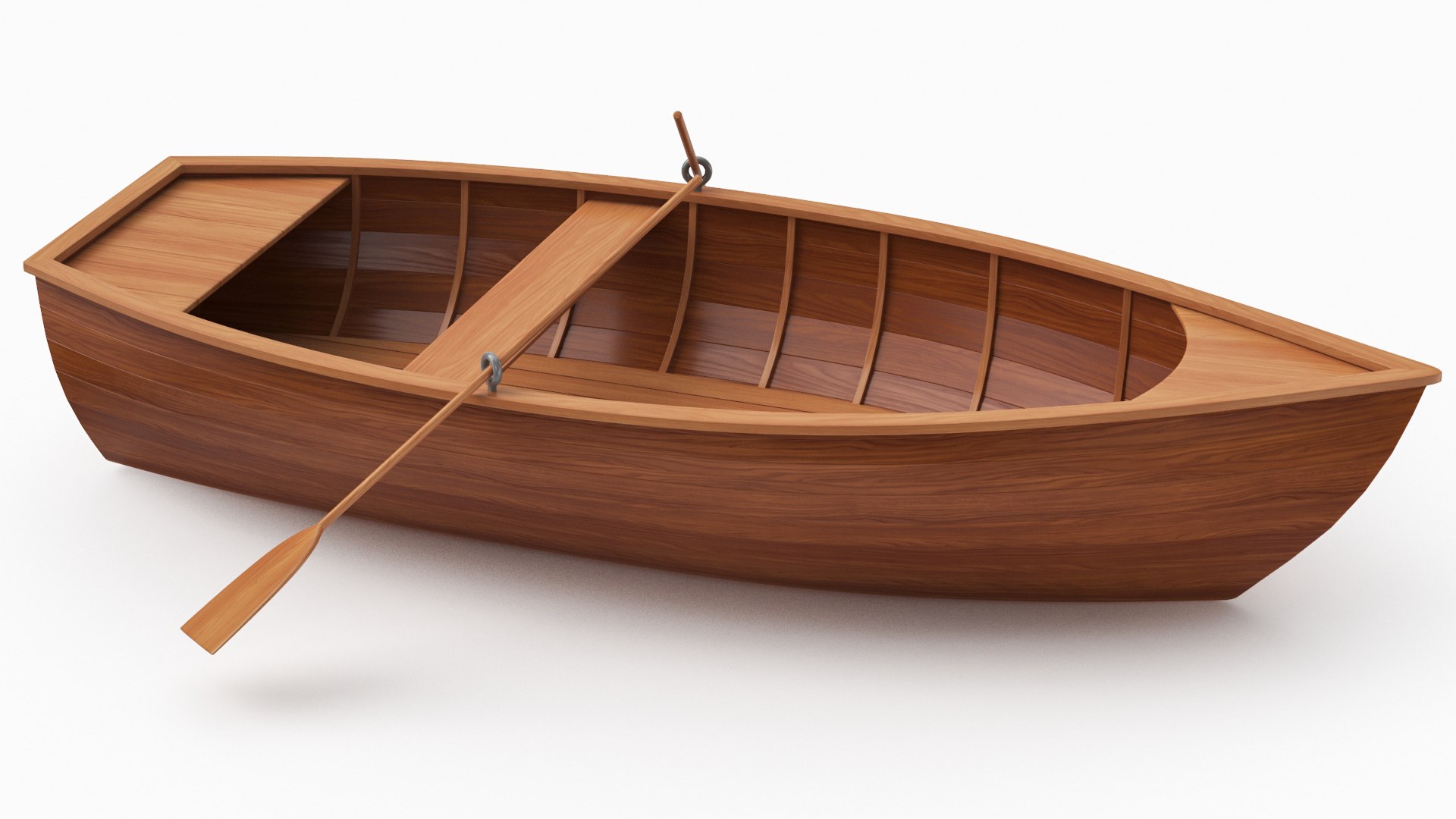 3D Model Wooden Rowboat 01 - TurboSquid 2121091
