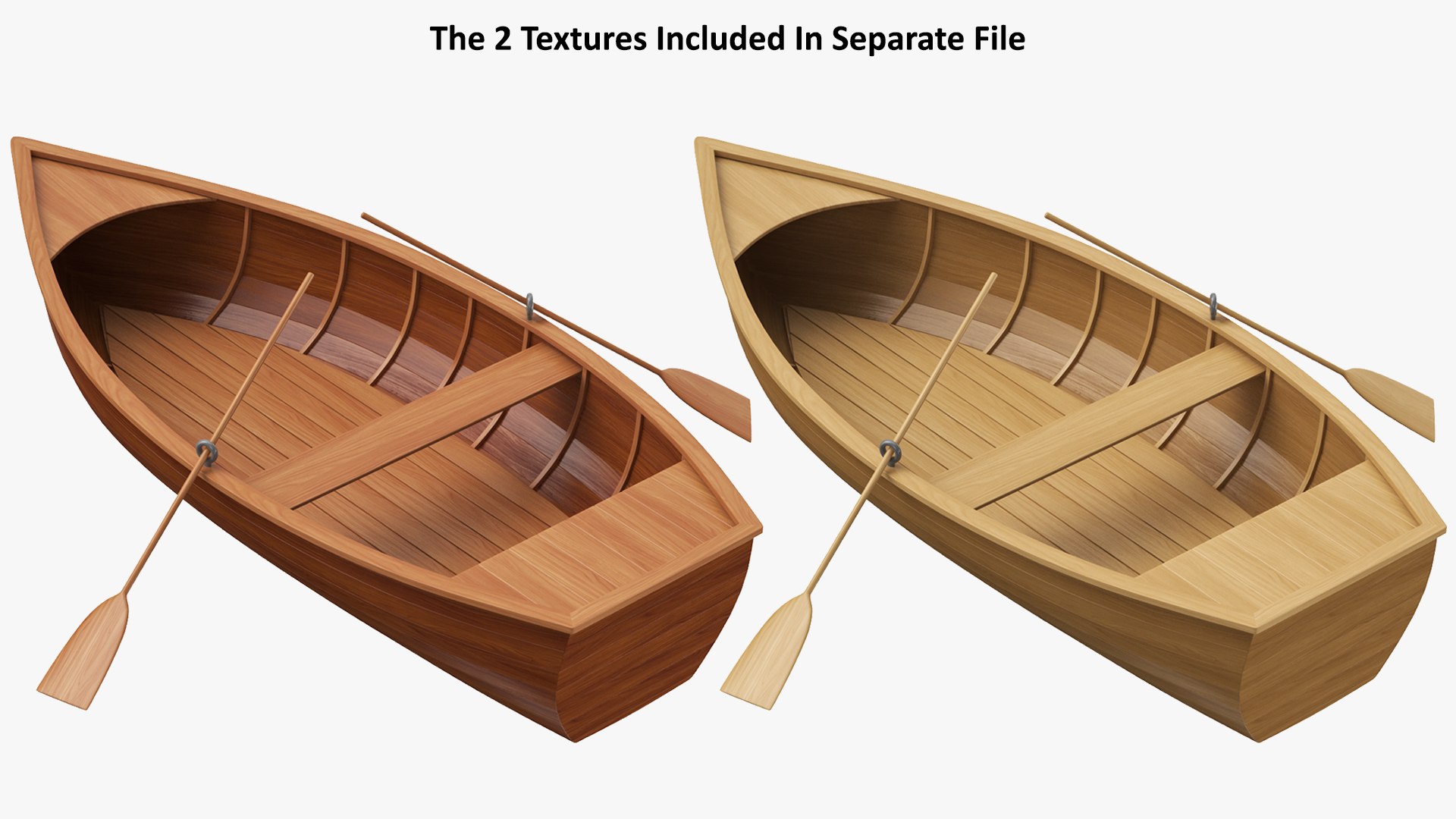 3D Model Wooden Rowboat 01 - TurboSquid 2121091