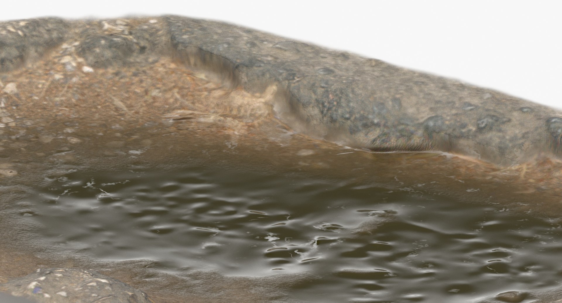 3D Pothole Small 01 - TurboSquid 1867708