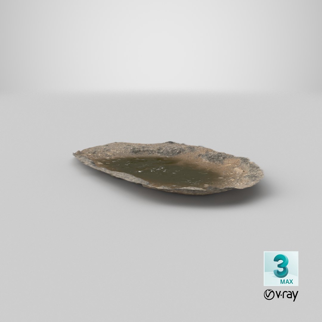 3D Pothole Small 01 - TurboSquid 1867708