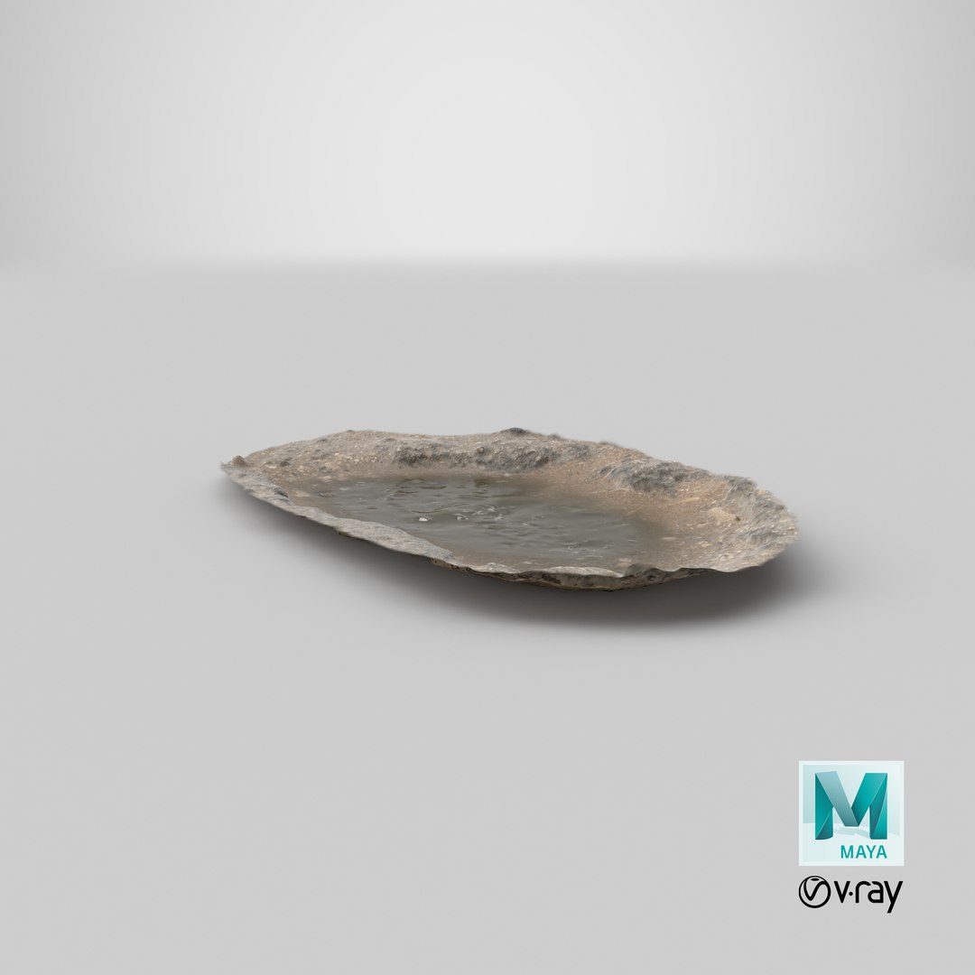 3D Pothole Small 01 - TurboSquid 1867708