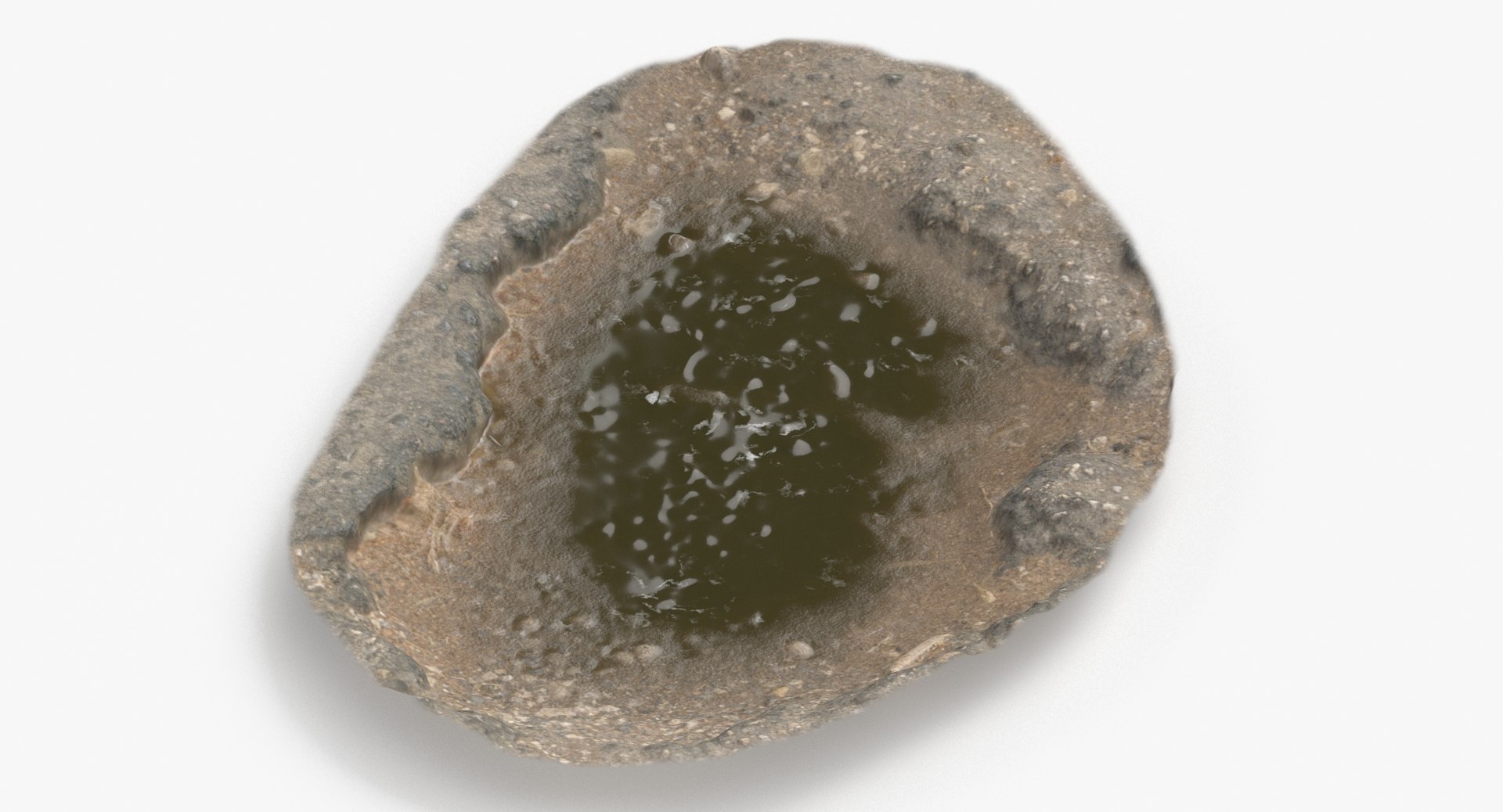 3D Pothole Small 01 - TurboSquid 1867708