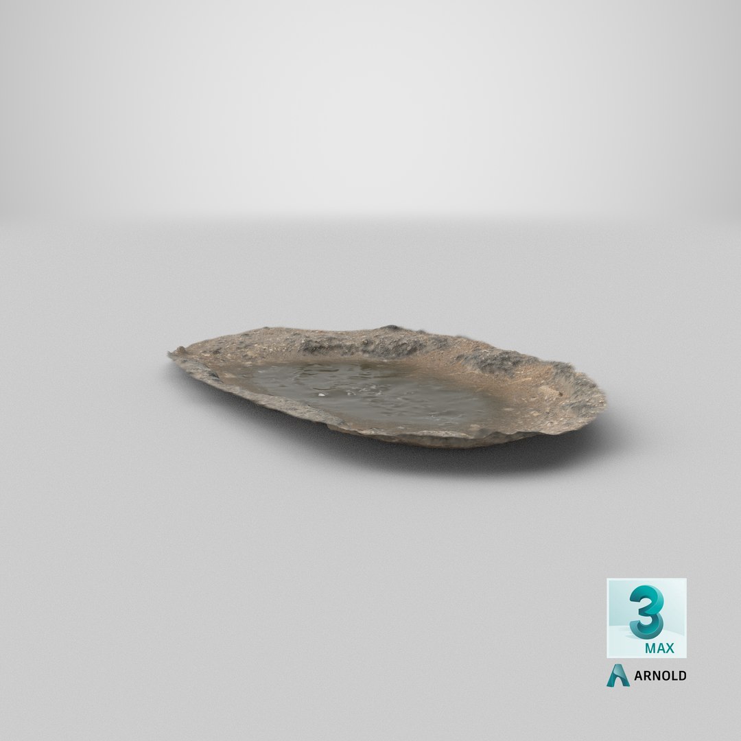 3D Pothole Small 01 - TurboSquid 1867708