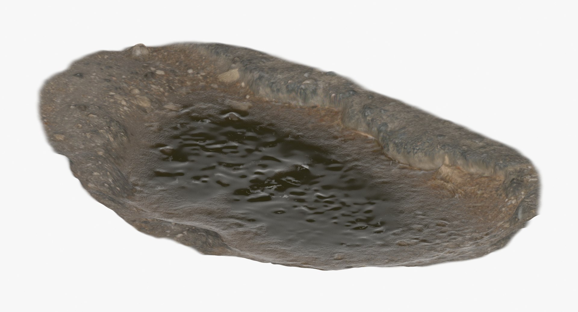 3D Pothole Small 01 - TurboSquid 1867708