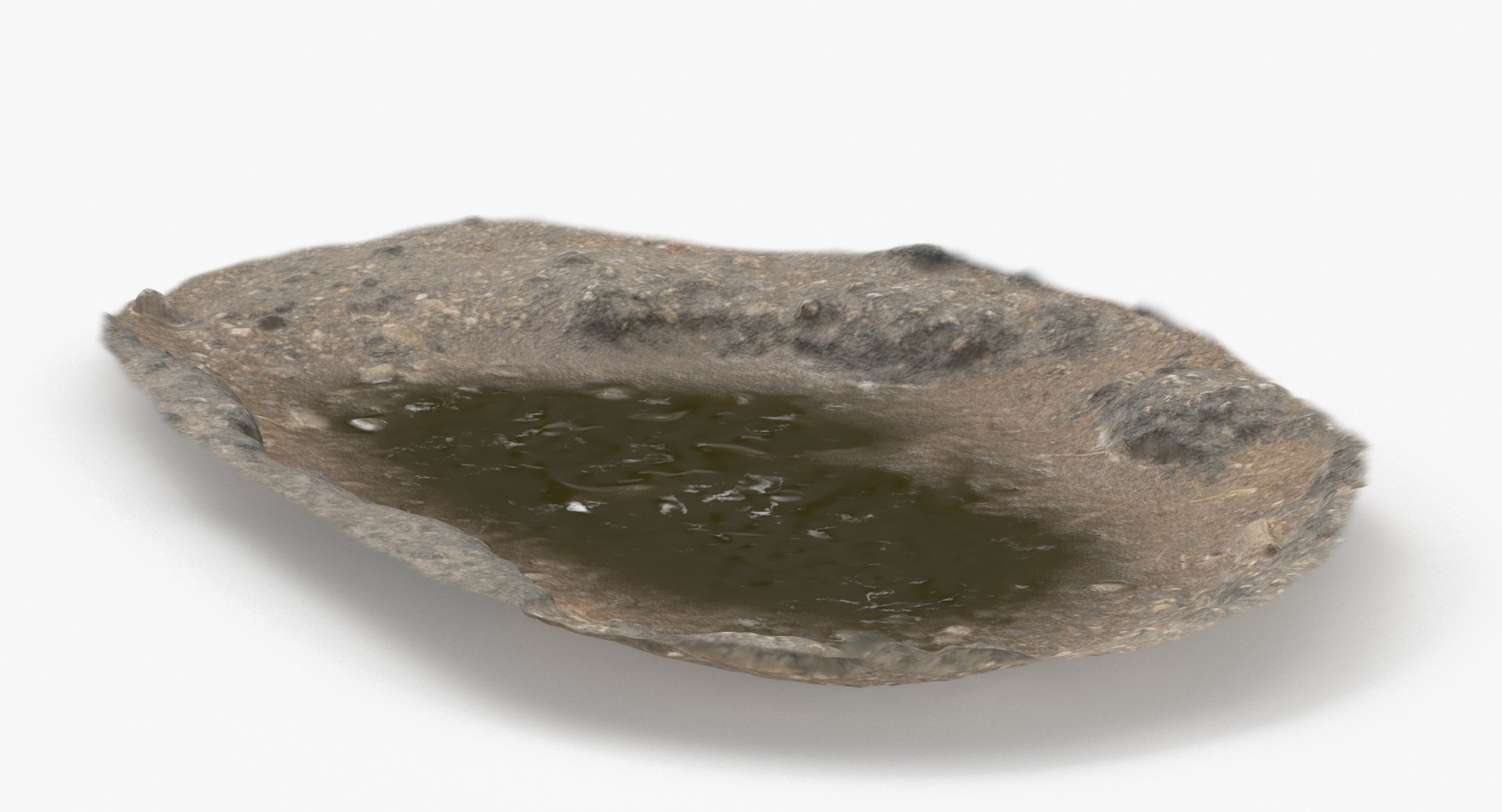 3D Pothole Small 01 - TurboSquid 1867708