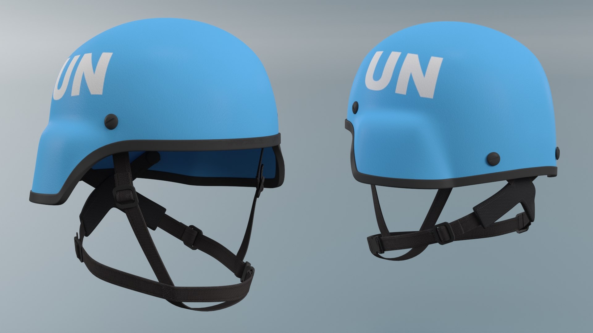 3D UN Standard Patrol Helmet - TurboSquid 2403021