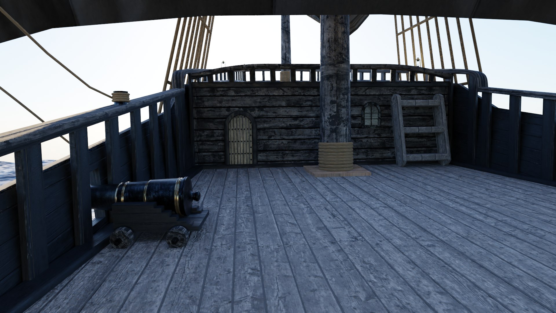 Frigate Model Including Fully Detailed Interior 3D Model 3D Model ...