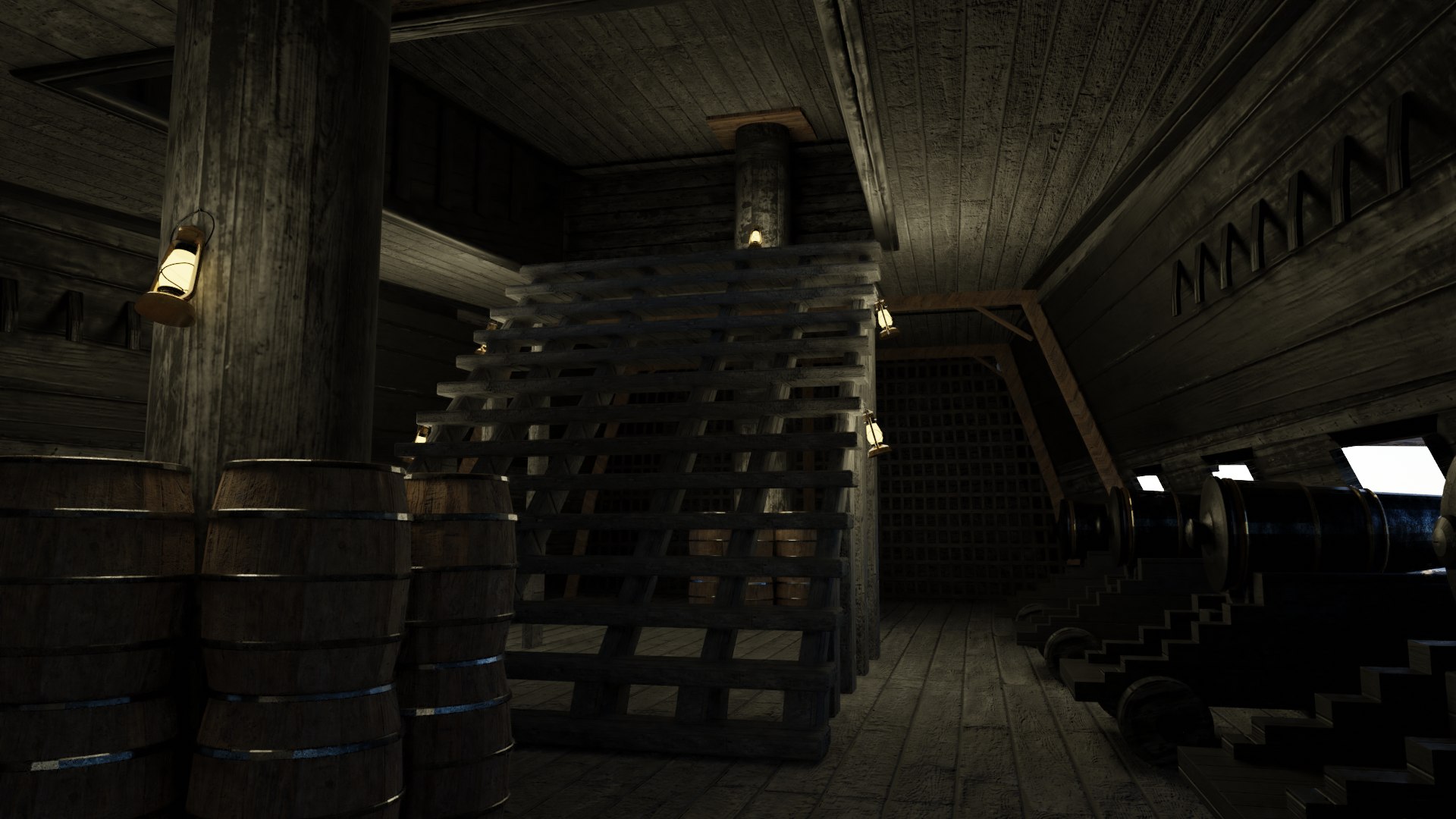 Frigate Model Including Fully Detailed Interior 3D Model 3D Model ...