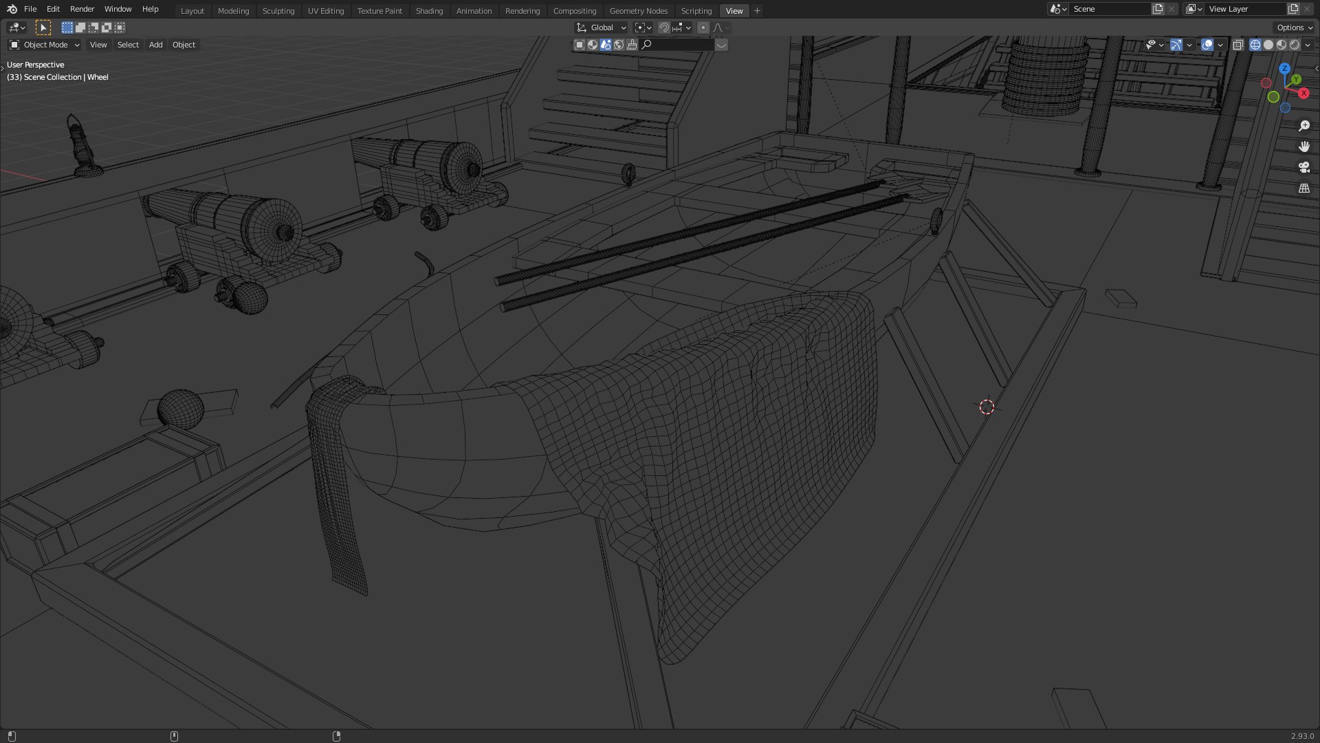 Frigate Model Including Fully Detailed Interior 3D Model 3D Model ...