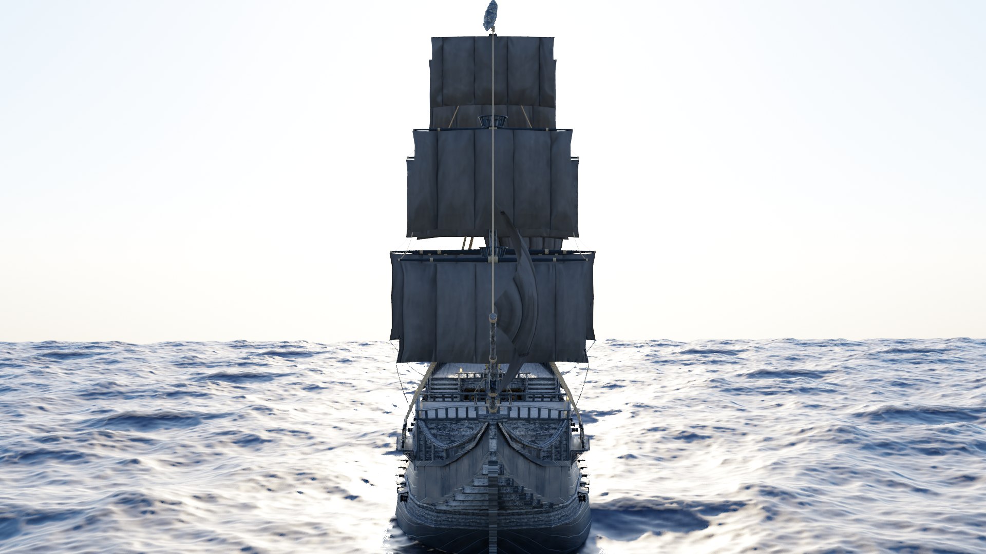 Frigate Model Including Fully Detailed Interior 3D Model 3D Model ...