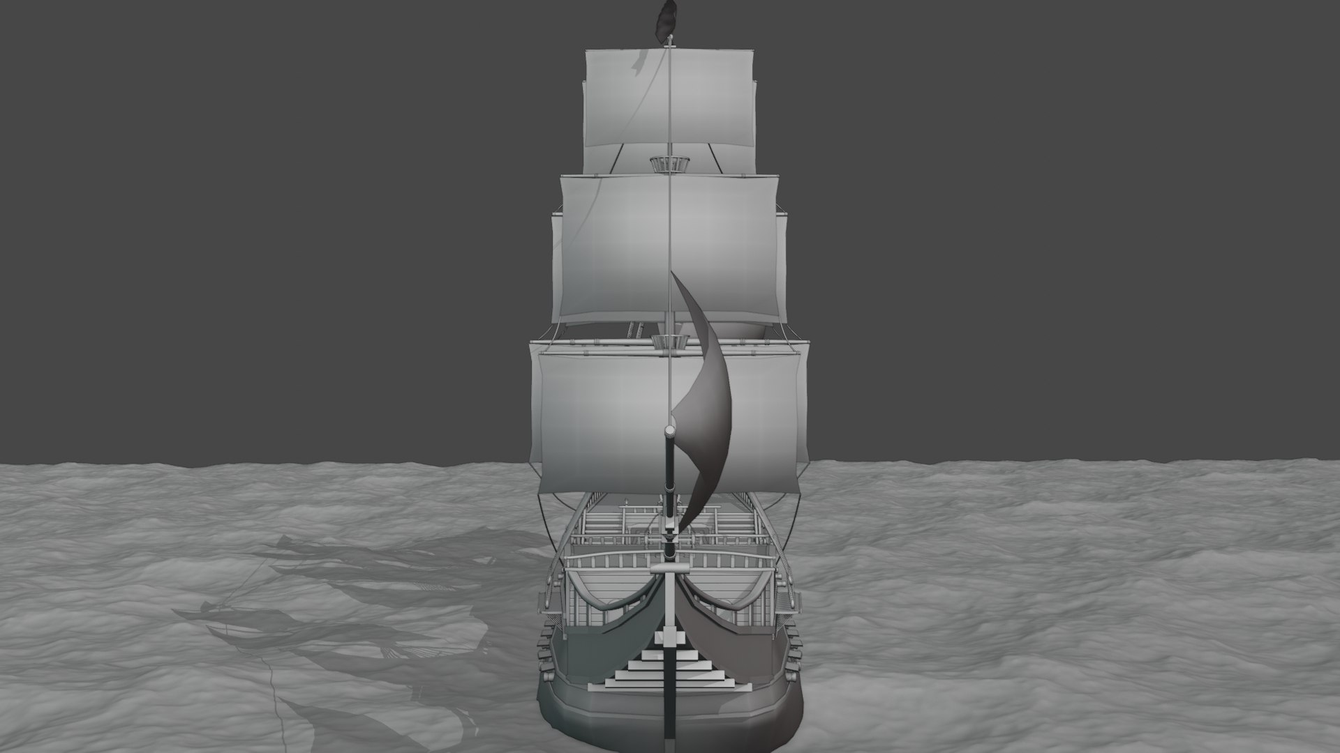 Frigate Model Including Fully Detailed Interior 3D Model 3D Model ...