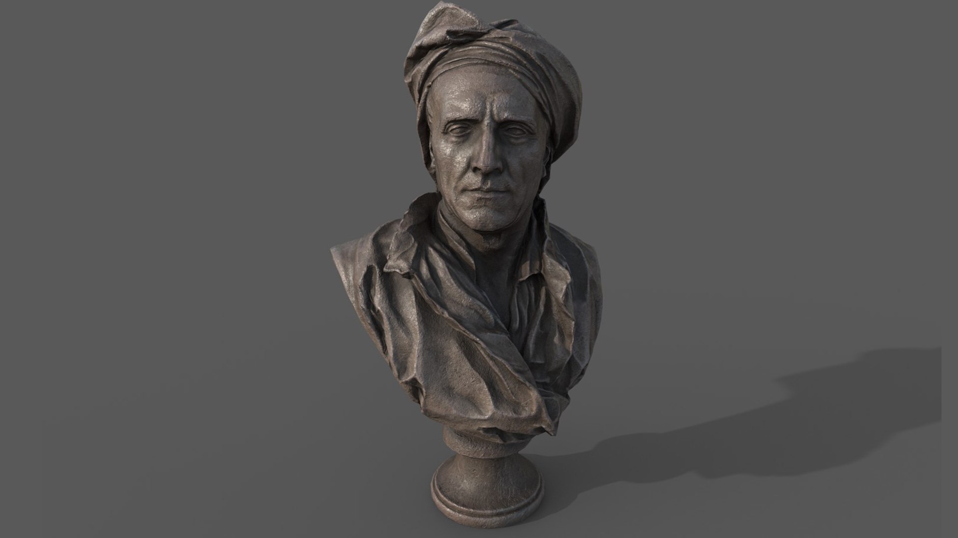 3D Bust of Nicolas Coustou model - TurboSquid 1823799