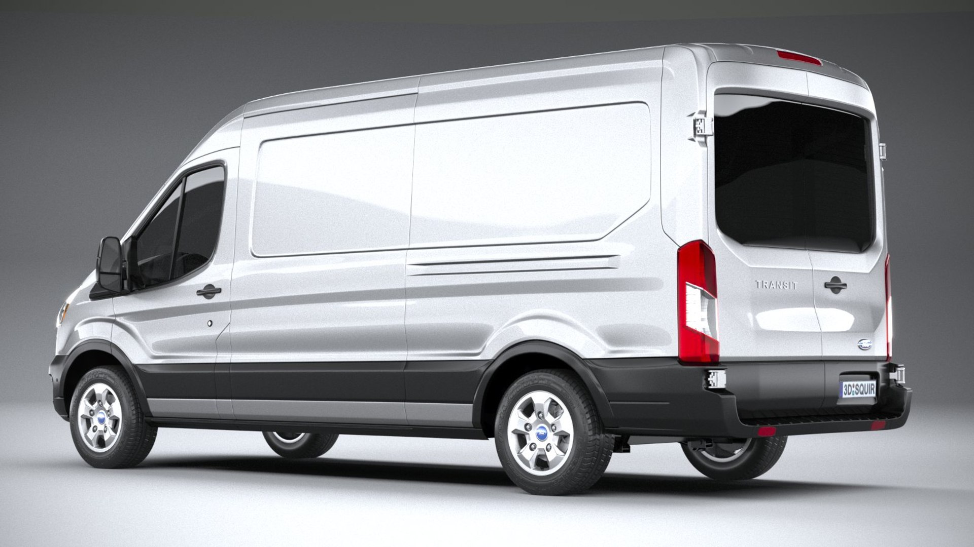 Transit Medium Van 3D Model - TurboSquid 1493017