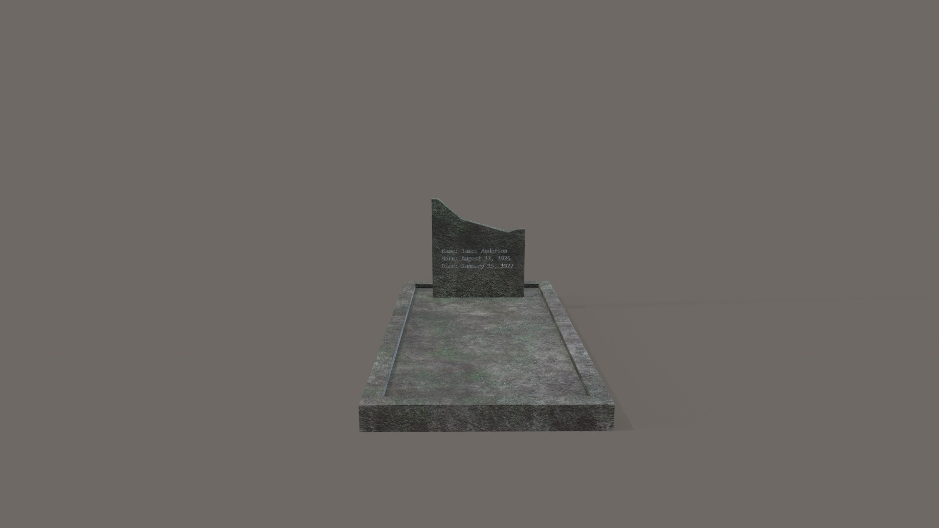 3D Grave 02 V10 Model - TurboSquid 2430629