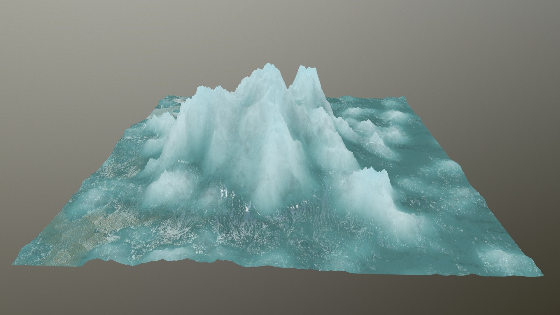 Ice Mountain 3D Model - TurboSquid 1368486