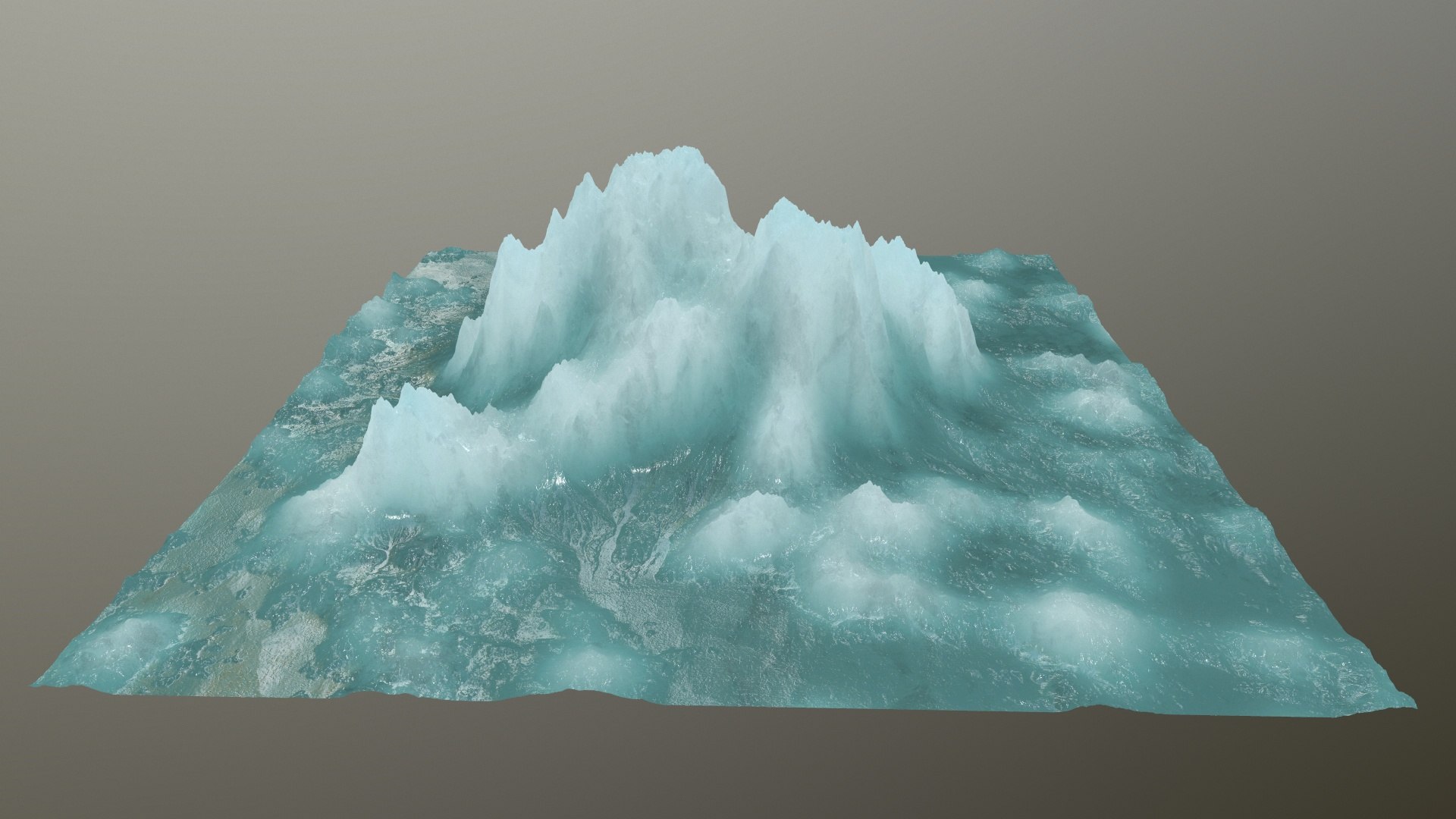 Ice Mountain 3D Model - TurboSquid 1368486