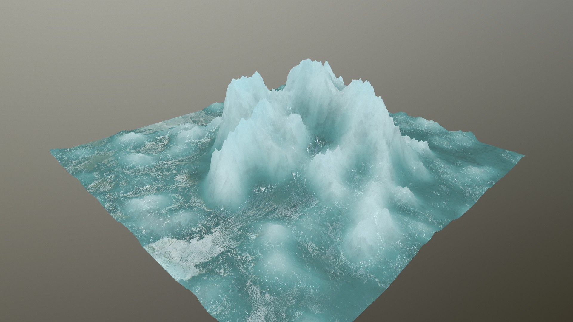 Ice Mountain 3D Model - TurboSquid 1368486