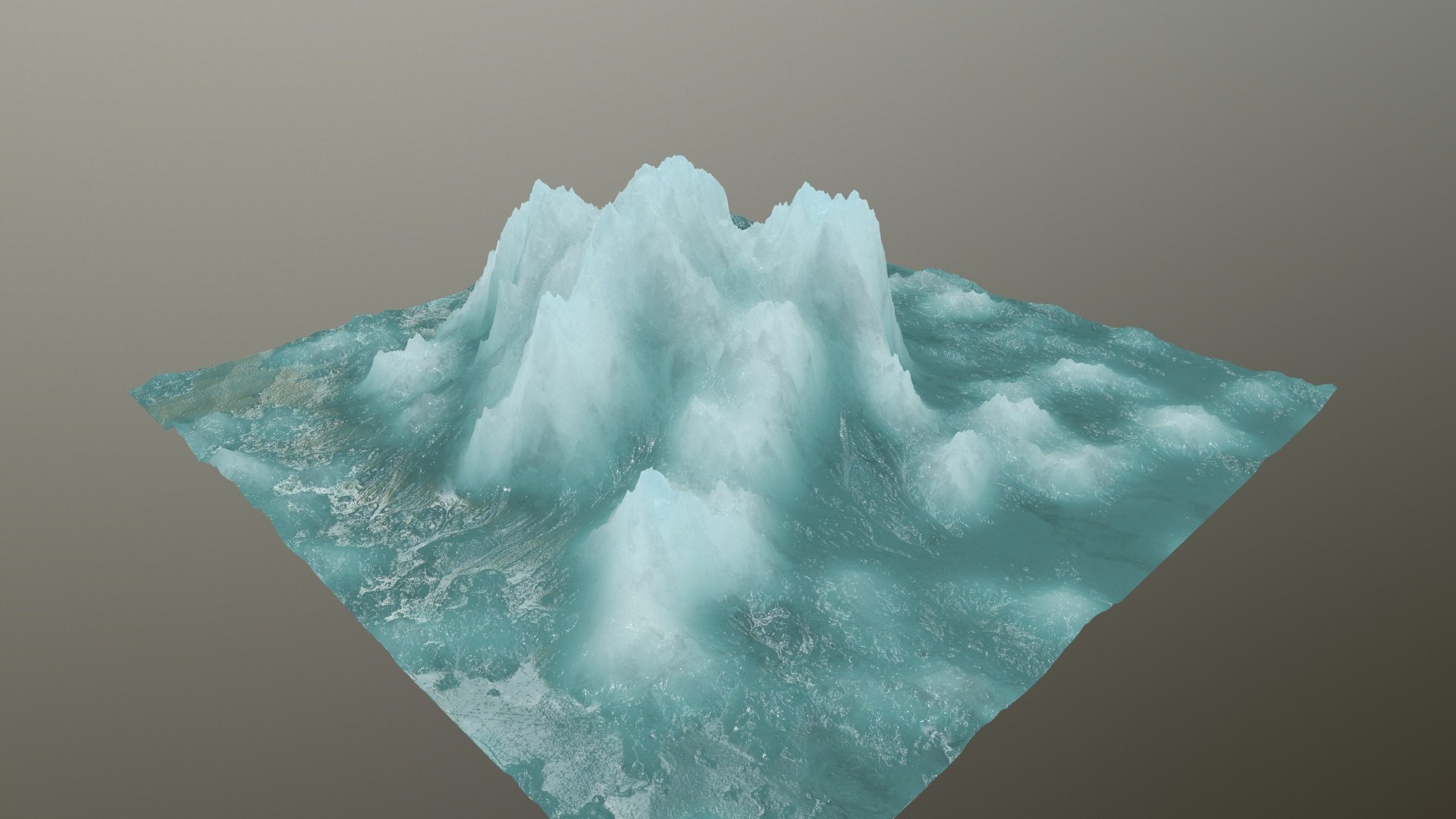 Ice Mountain 3D Model - TurboSquid 1368486
