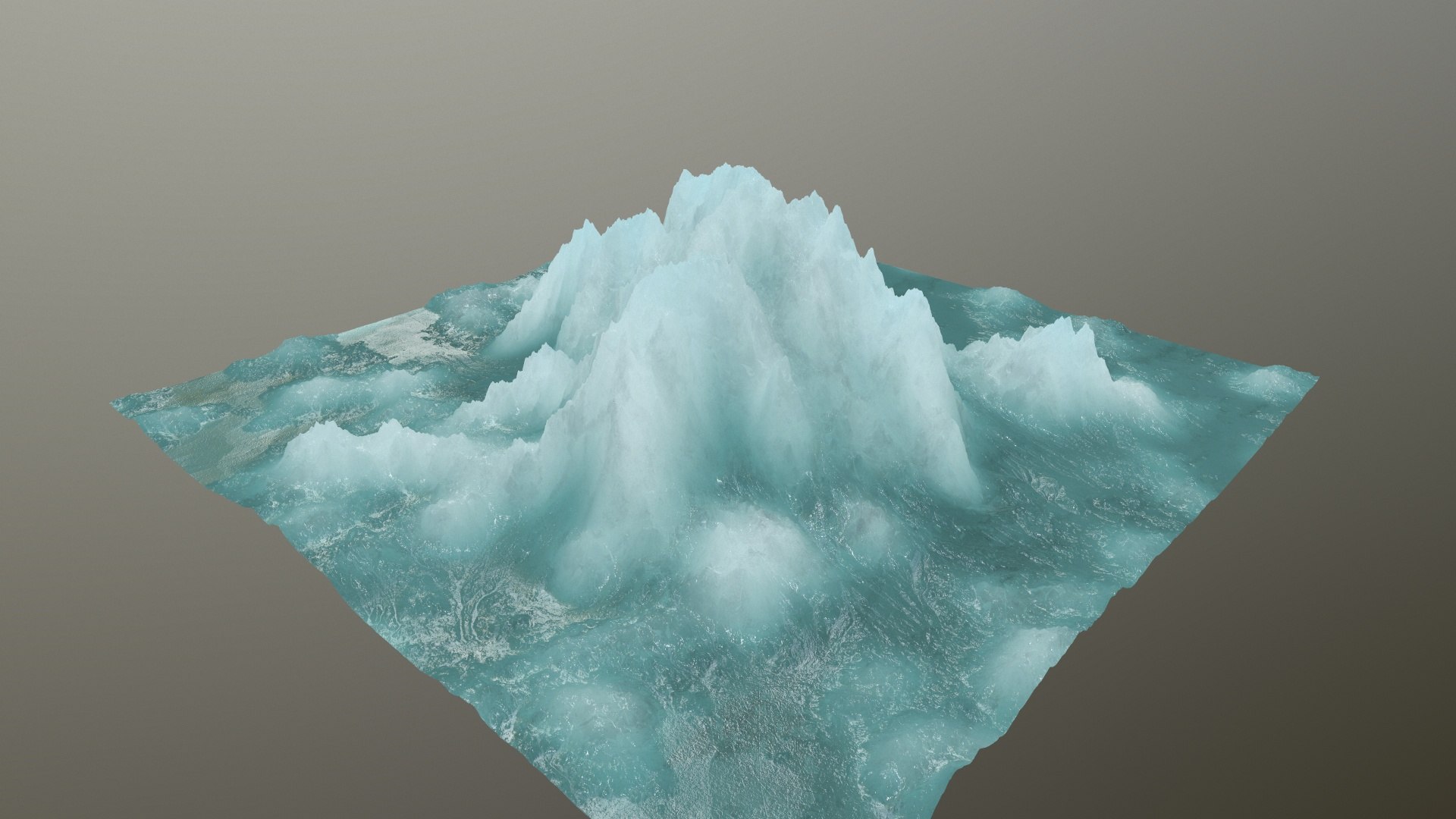 Ice Mountain 3D Model - TurboSquid 1368486