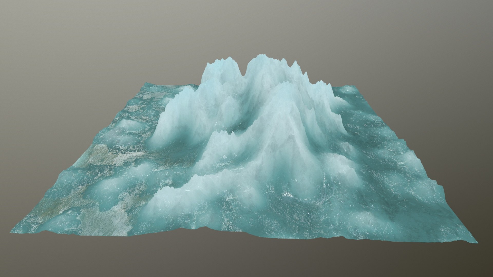 Ice Mountain 3D Model - TurboSquid 1368486
