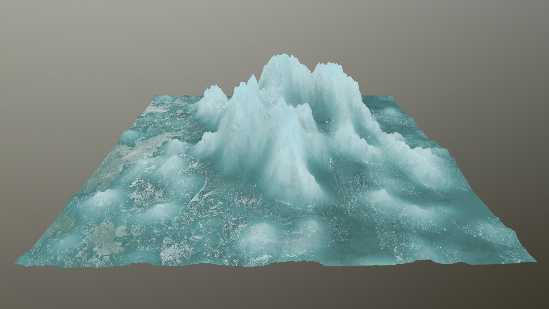 Ice Mountain 3D Model - TurboSquid 1368486