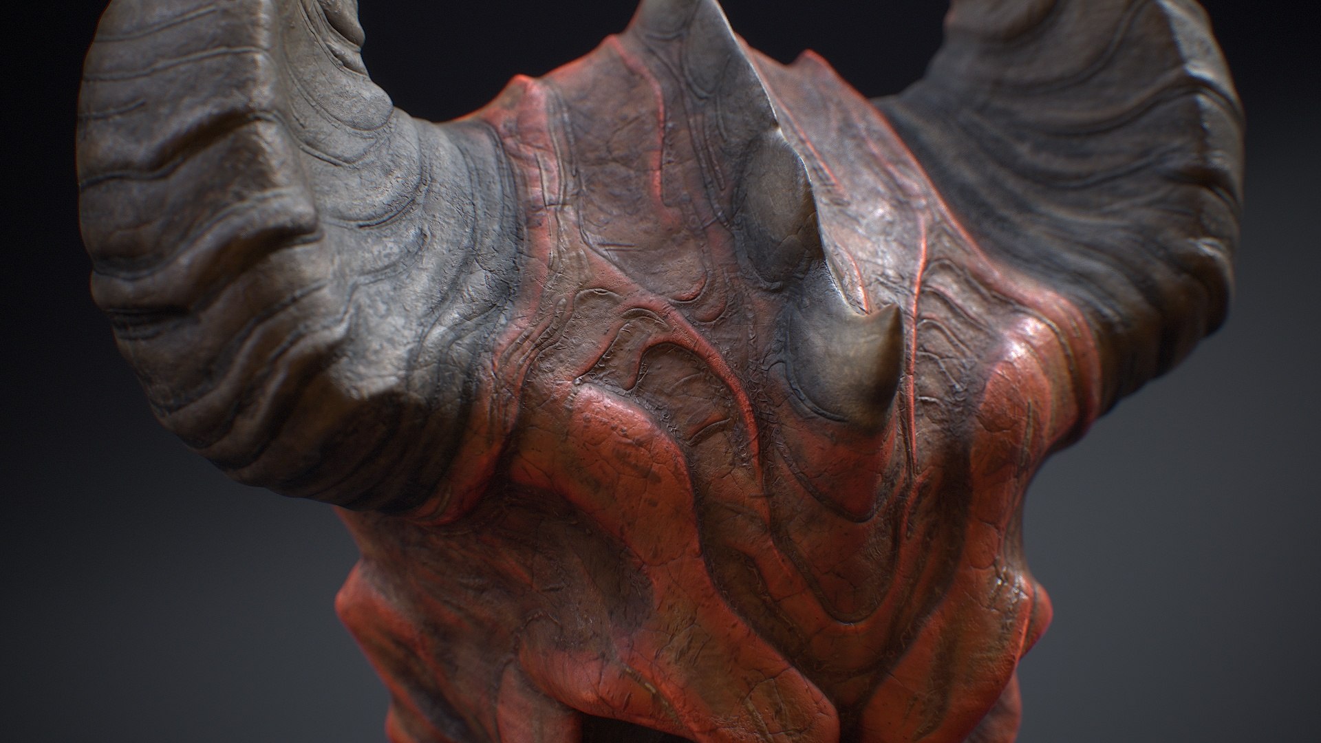 Demon Smile 1 Textured Model - TurboSquid 2303304