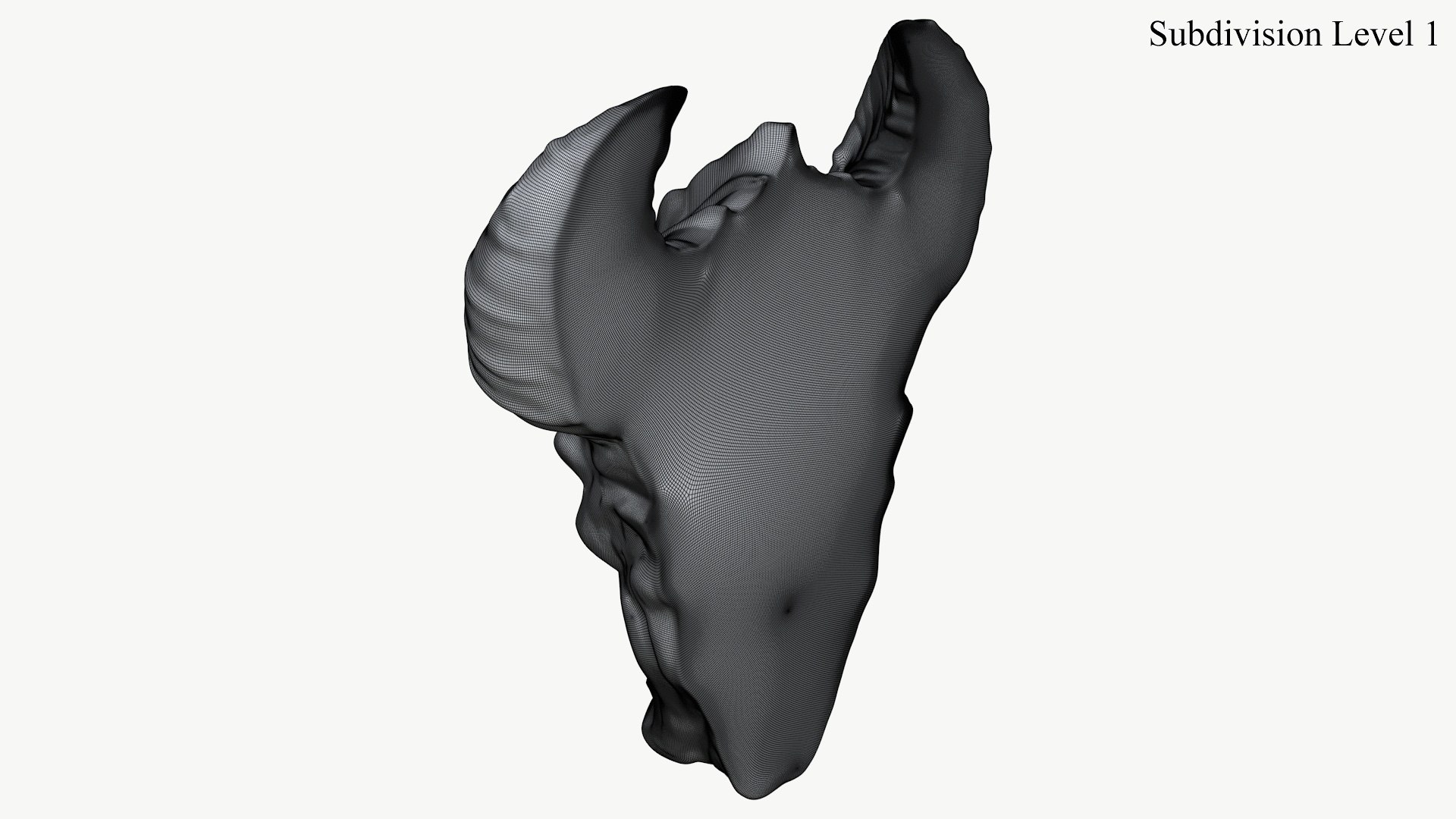 Demon Smile 1 Textured Model - TurboSquid 2303304