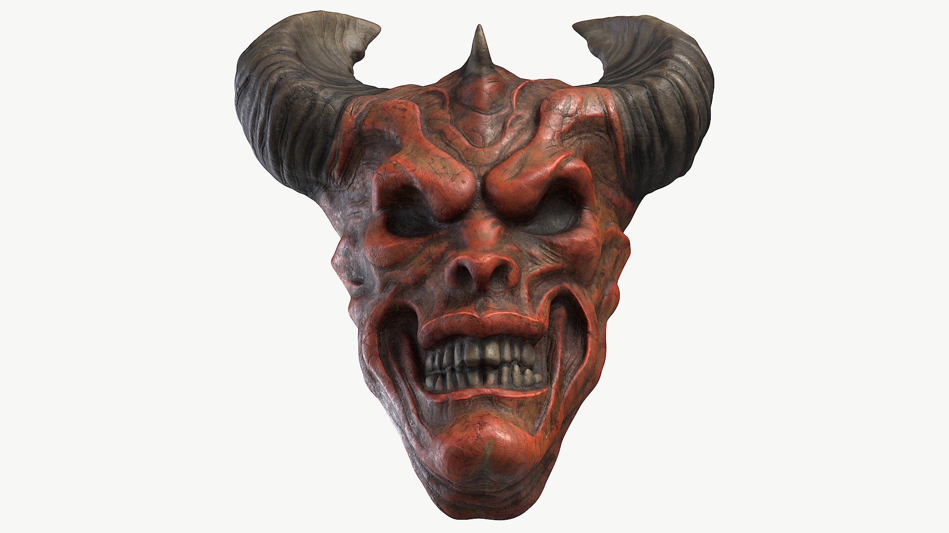 Demon Smile 1 Textured Model - TurboSquid 2303304