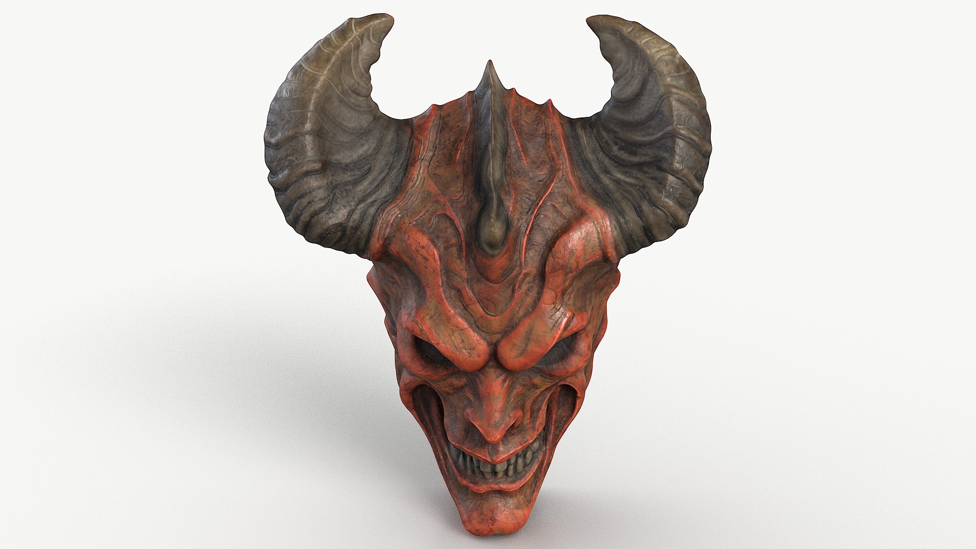 Demon Smile 1 Textured Model - TurboSquid 2303304