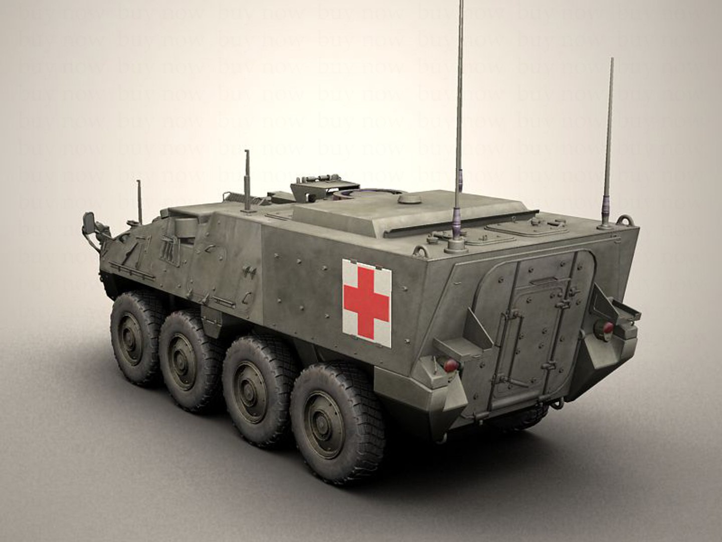 army stryker 3d model