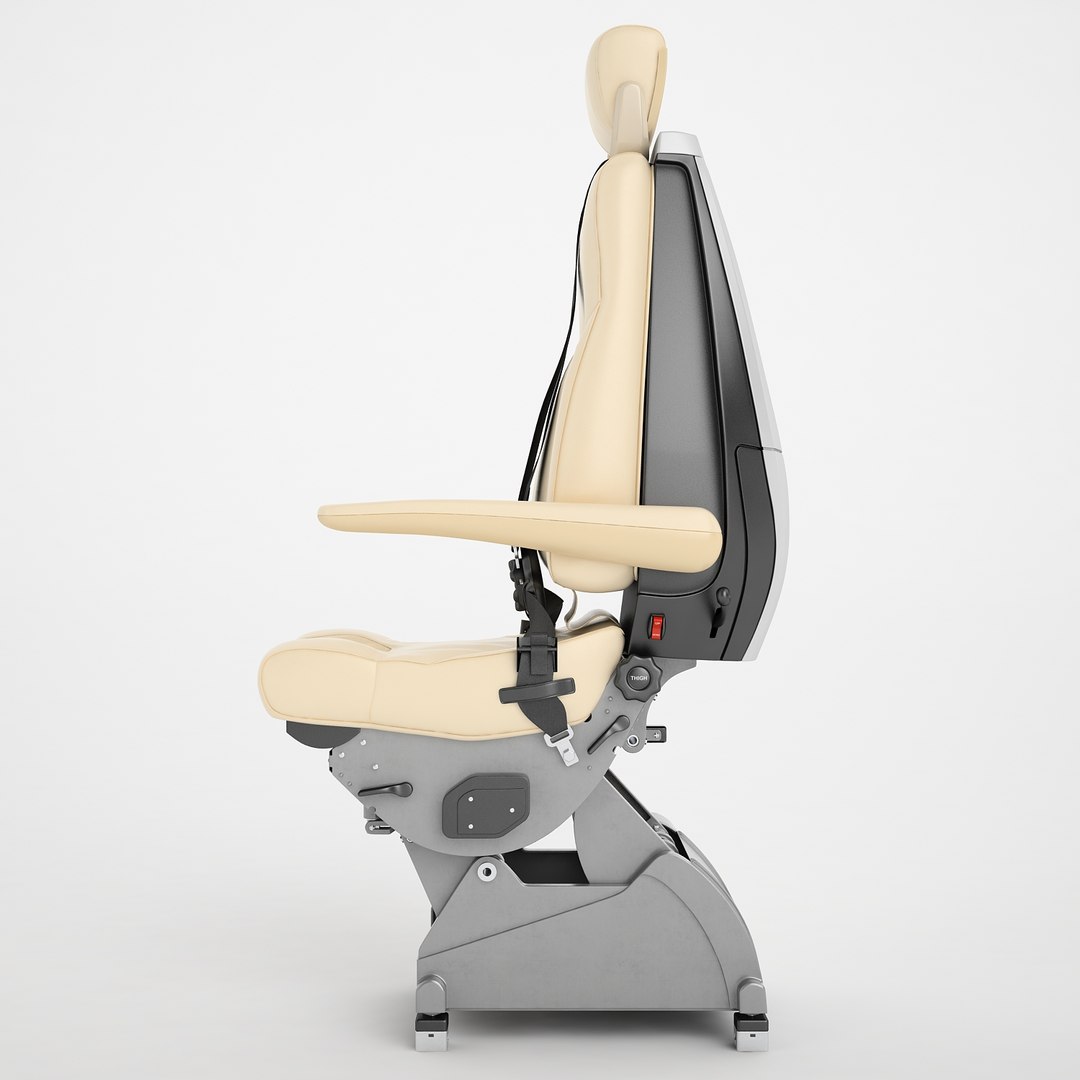 Airplane Pilot Chair 01 Model - TurboSquid 1274677