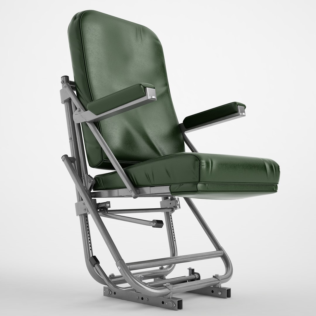 Airplane Pilot Chair 01 Model - TurboSquid 1274677