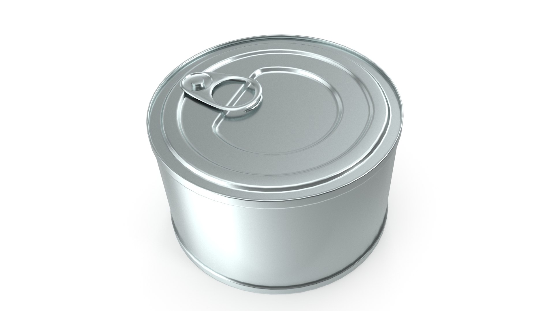 Tin Can Mockup 3D Model - TurboSquid 1801598
