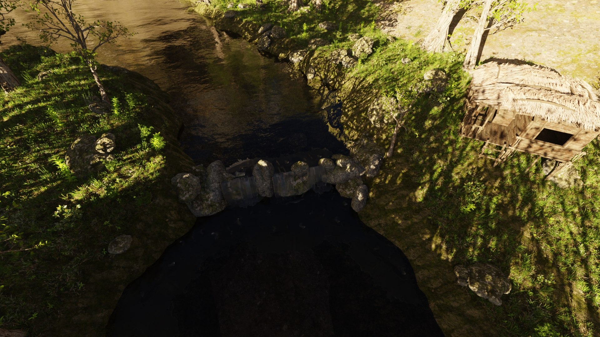 3D Forest Hut Scene Model - TurboSquid 1863651