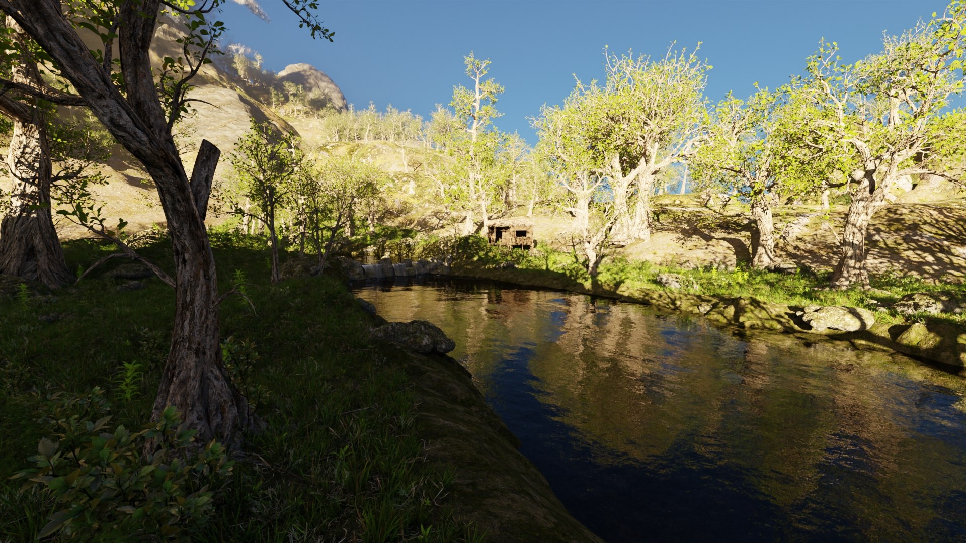 3D Forest Hut Scene Model - TurboSquid 1863651
