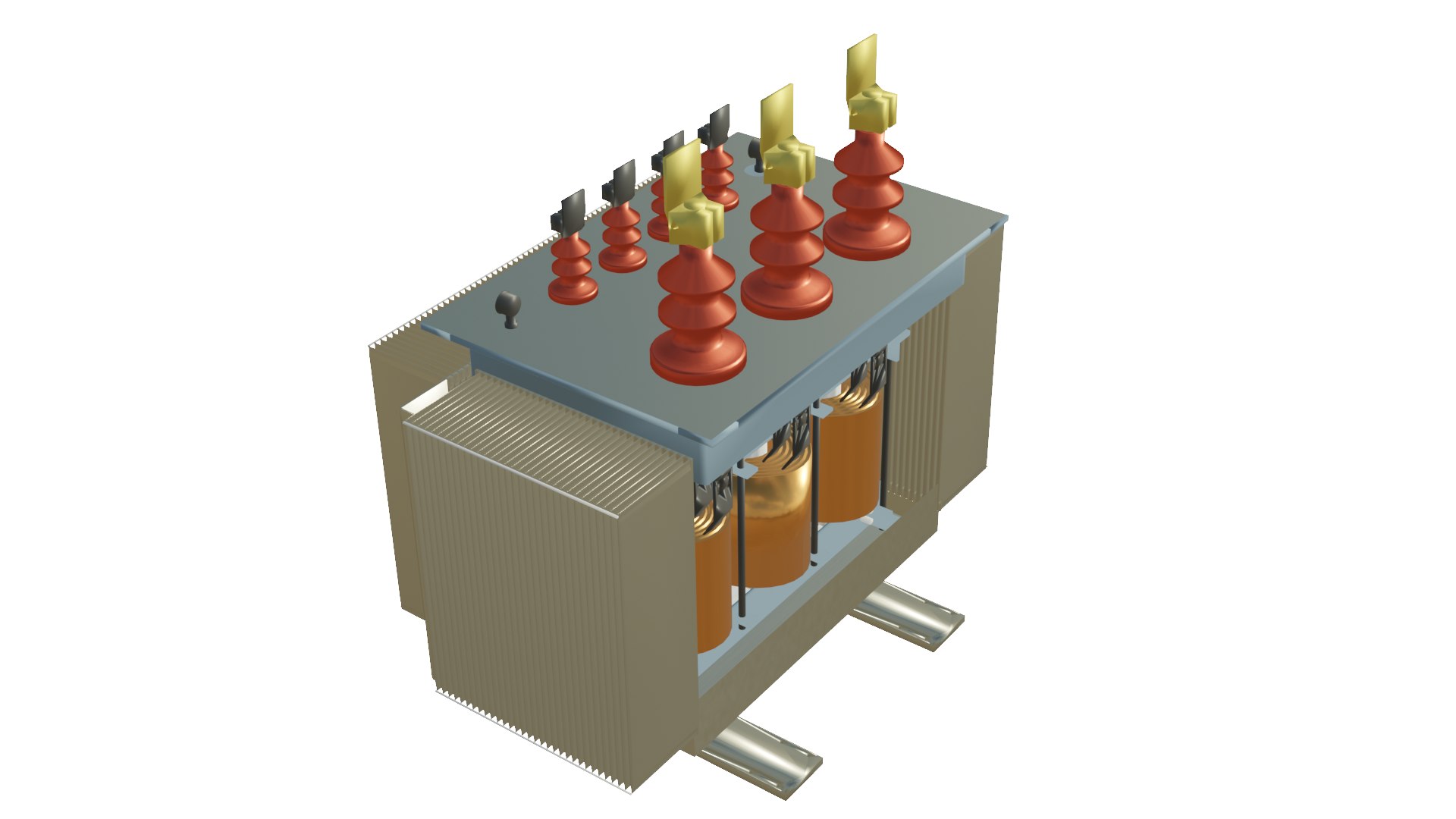 High Voltage Transformer 3D Model - TurboSquid 1892393