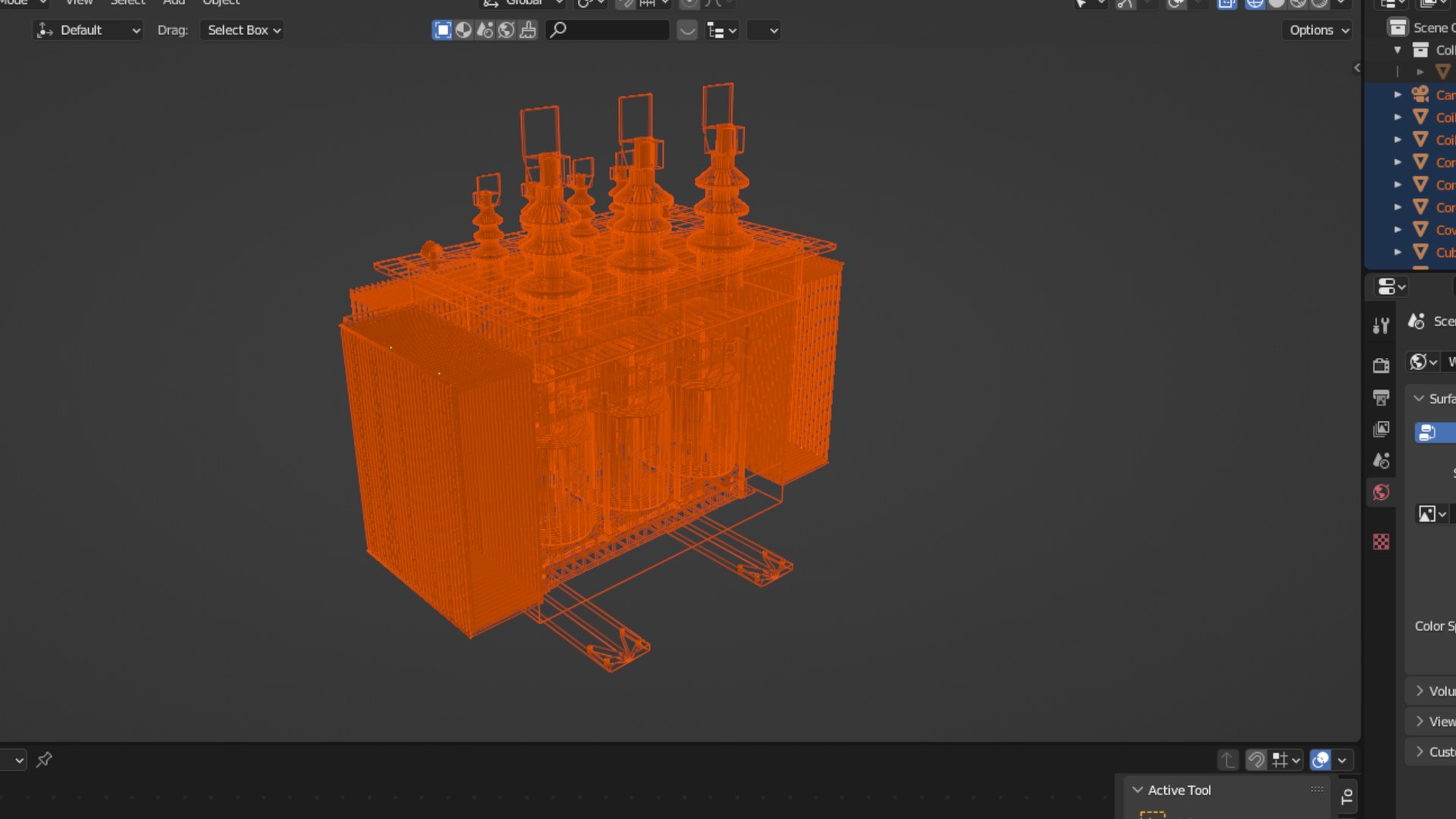 High Voltage Transformer 3D Model - TurboSquid 1892393